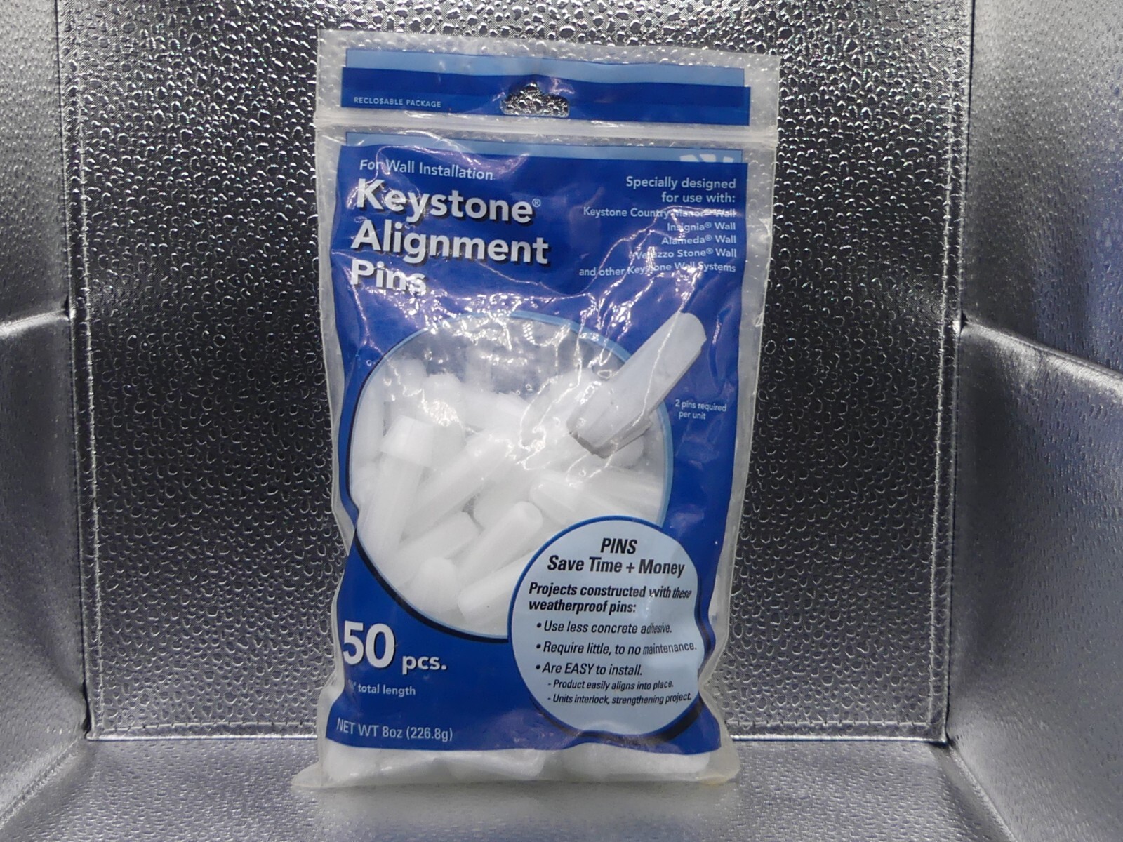 Keystone Retaining Wall Systems Interlocking 10 Bags 500 Pins Total ...