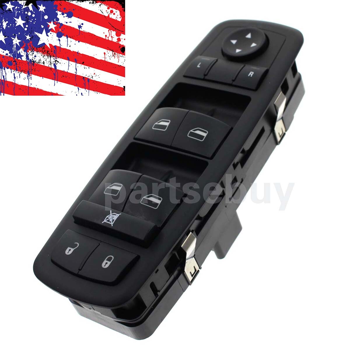 Black New Driver Master Power Window Switch 68039999AC For Dodge ...