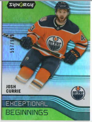 2019-20 Upper Deck Synergy Hockey Exceptional Beginnings #999 #EB-21 ...