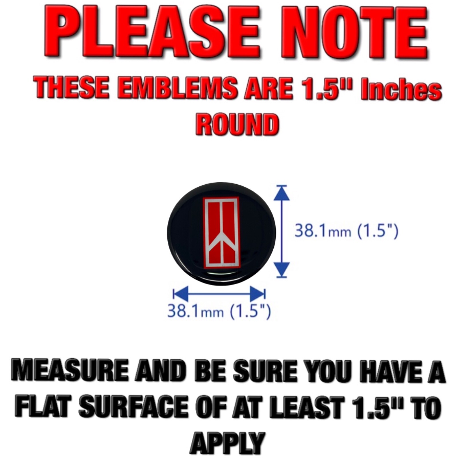 OLDSMOBILE Rocket 88 Cutlass Supreme delta Wheels Center Cap decals ...