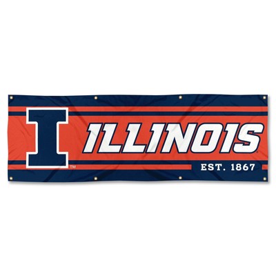 Illinois Fighting Illini Large 6 Foot Banner | eBay