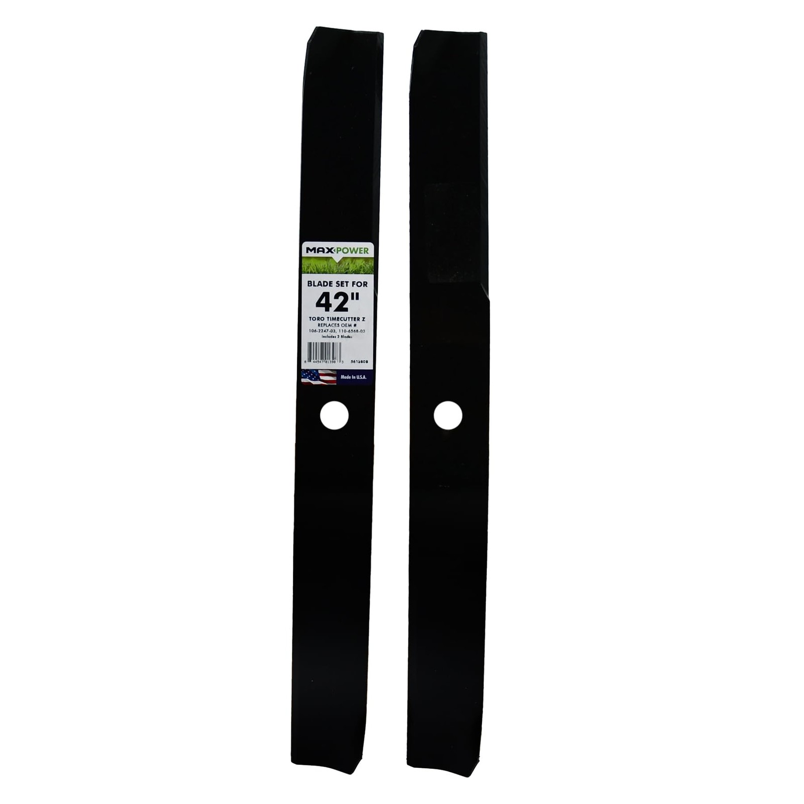 Set of 2 Blades - 42" Deck Toro Z420 SS4225 SS4200 TimeSaver ZTR ...