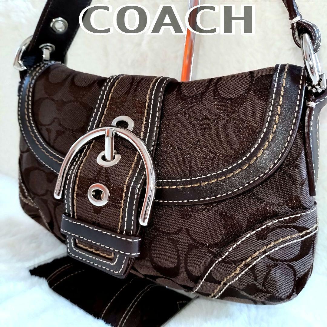 Coach Soho Signature Canvas Leather One Shoulder Bag … - Gem