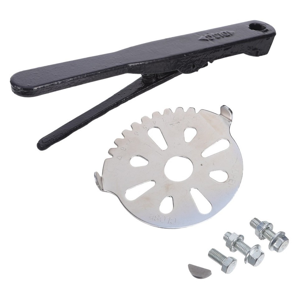 Lever Handle for 4 Inch Butterfly Valve - Cast Iron Spring-Loaded ...