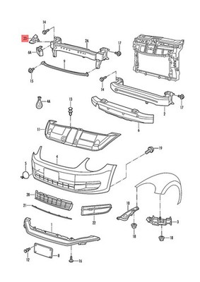 Genuine VW Beetle Cabrio Cabriolet Bettle 5C2 5C8 Foam Filler Piece ...