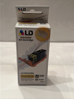 LD Printer Ink Black LD-PHI220BK For Canon Pixma Printers / Chip Sealed ...