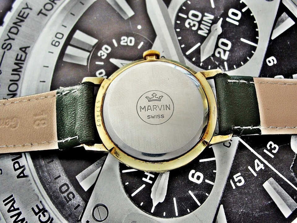 Beautiful very rare mechanical Marvin watch from the 1960s. | eBay