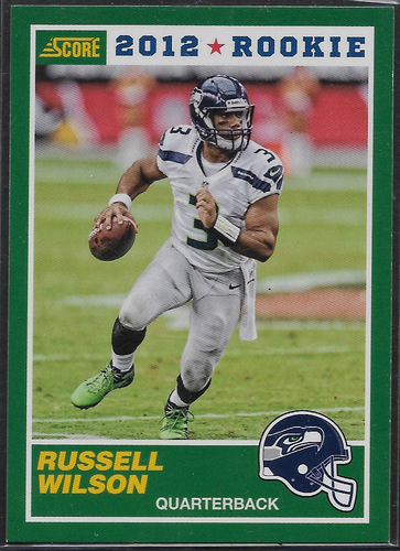 2014 Score Iconic Rookie Card Variations Russell Wilson #8 | eBay