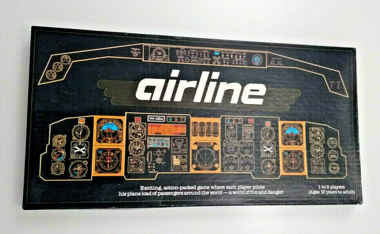 1985 Airline Board Game ~ A World of Fun Players are Pilots of their ...