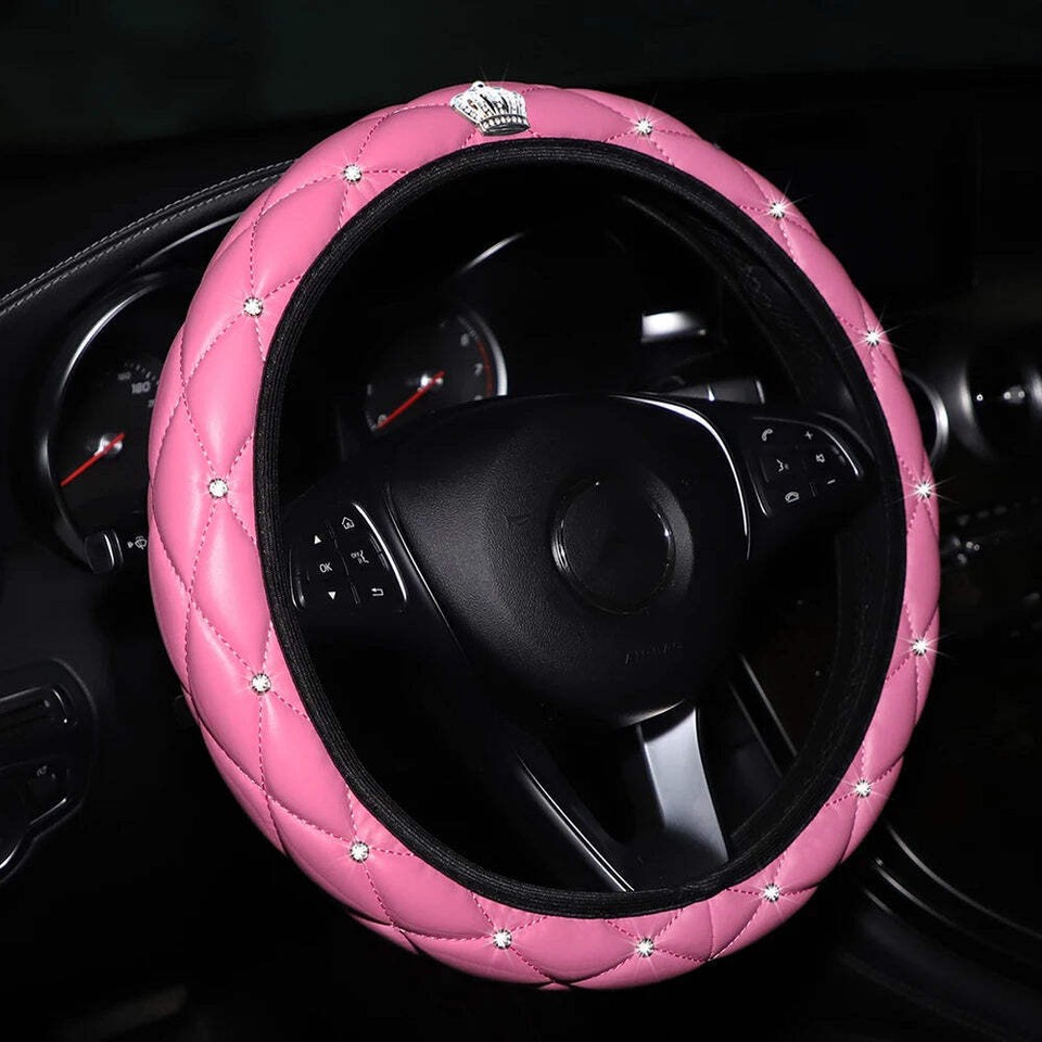 Artificial Sheepskin Print Stereo Diamond-encrusted Crown Car without ...