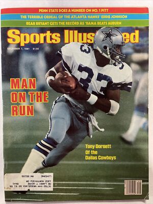 1981 December 7, Sports Illustrated Magazine, Tony Dorsett (CP171) | eBay
