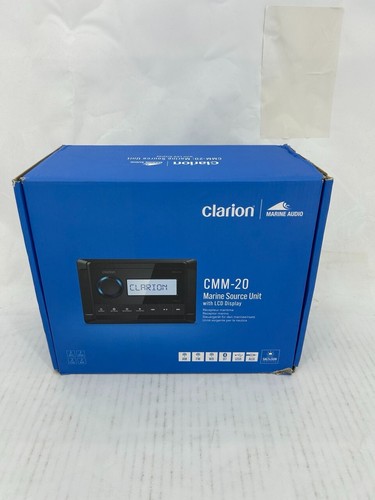 Clarion CMM-20 Marine Source Unit with LCD Display, IP66 Weatherproof ...