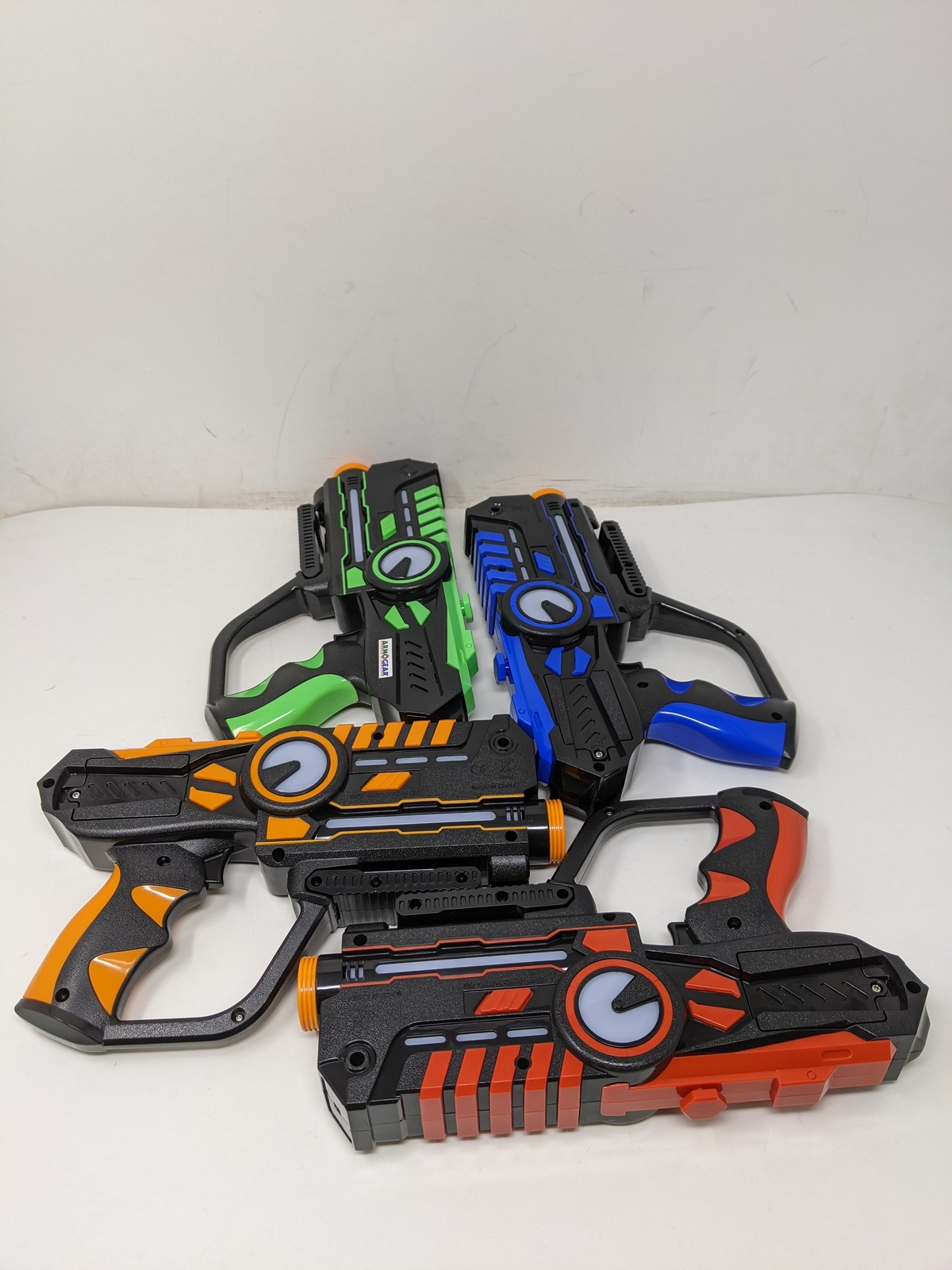 ArmoGear Laser Tag Toy Guns with Vests, Set of 4, Multi Player (A2 ...