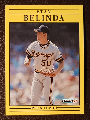 STAN BELINDA PITTSBURGH PIRATES 1991 FLEER BASEBALL CARD #30 | eBay