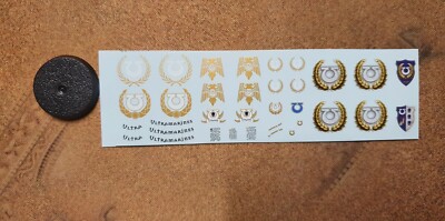 Warhammer World Exclusive Transfers/ decals. Ultramarines space marines ...