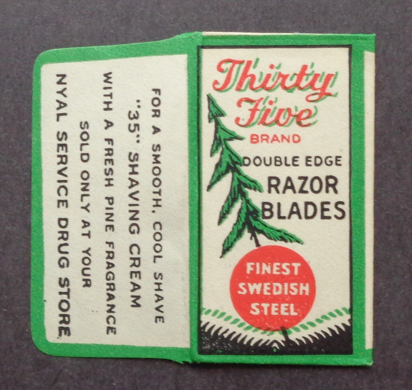 Vintage Razor Blade THIRTY FIVE - VERY RARE -One Wrapped Blade | eBay