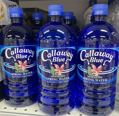 8 Pack Callaway Blue Mountain Spring Water 33.8 Fl Oz Each | eBay