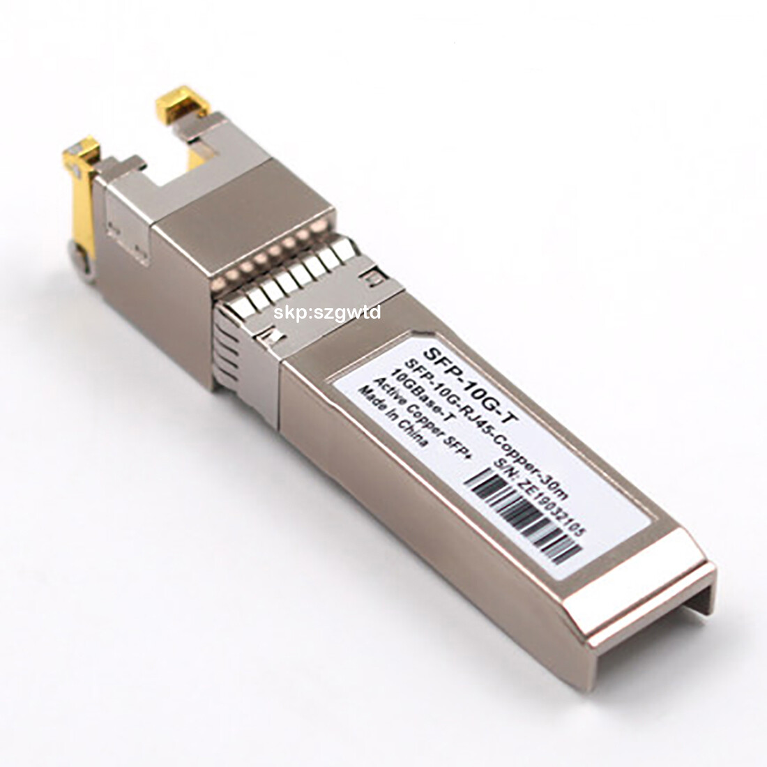 SFP-10G-T COMPATIBLE BRAND 10GBASE-T SFP+ TO RJ45 30M OR 80M COPPER ...