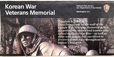 Korean War Veterans Memorial; National Park Service Brochure ...