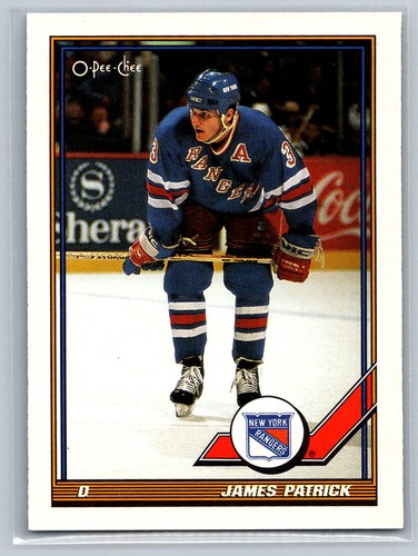# 253 James Patrick New York Rangers 1991-92 Topps | eBay
