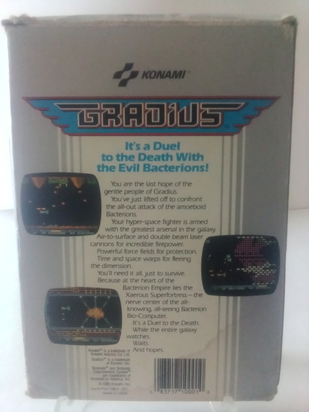Gradius NES Nintendo Game And Box Tested Works Authentic | eBay