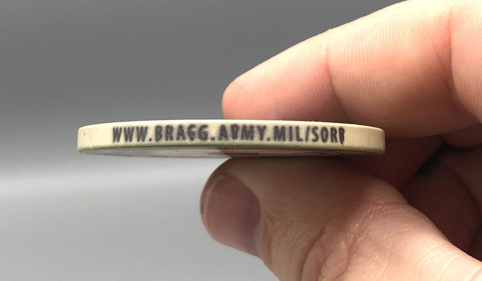 US Army Ft Bragg Special Operations Recruiting BN Challenge Coin/Token ...