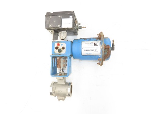 Jamesbury Quadra-Powr II QP1C/M 1.5" Flanged SS Ball Valve Actuator ...