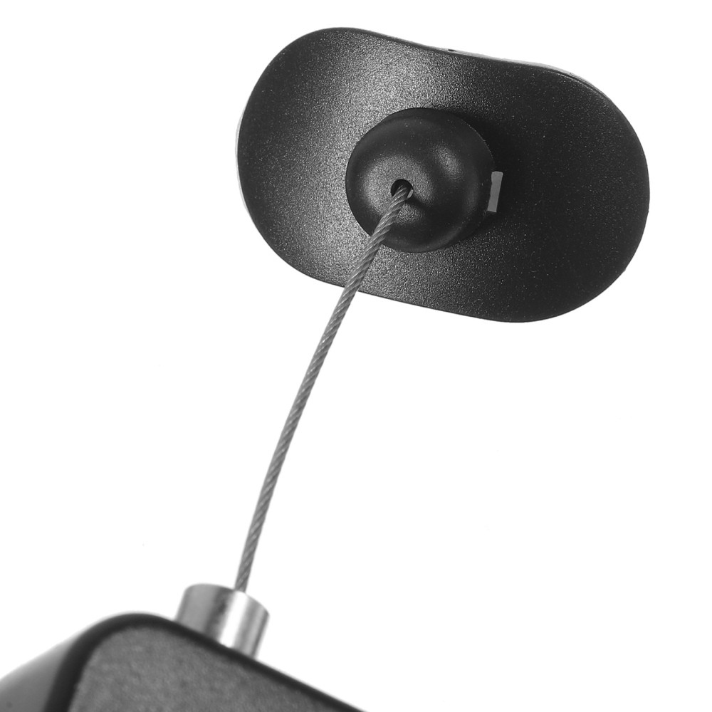 2 PCS Latch Lock Remote Tether Cord Retractable Wire Cable with Chain ...