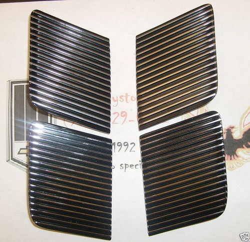 1969 FIREBIRD TRANS AM FRONT FENDER EMBLEM / VENT / LOUVER SET - 4 ...
