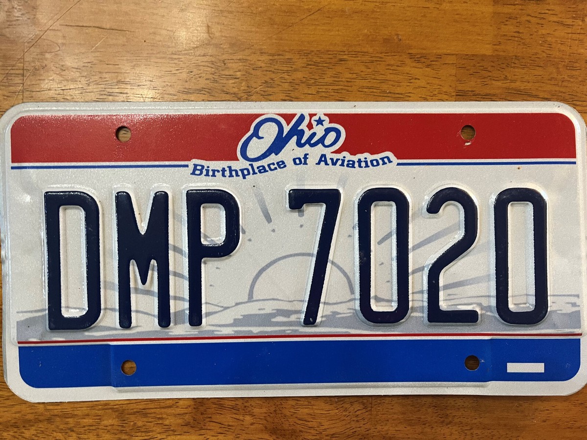 Ohio License Plate Registration Ohio Registration Plate Hi Res Stock