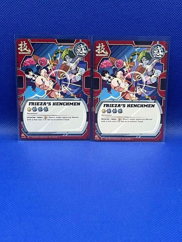 2008 Bandai Dragon Ball Z CCG Frieza’s Henchmen TE-037 2 Card Set | eBay