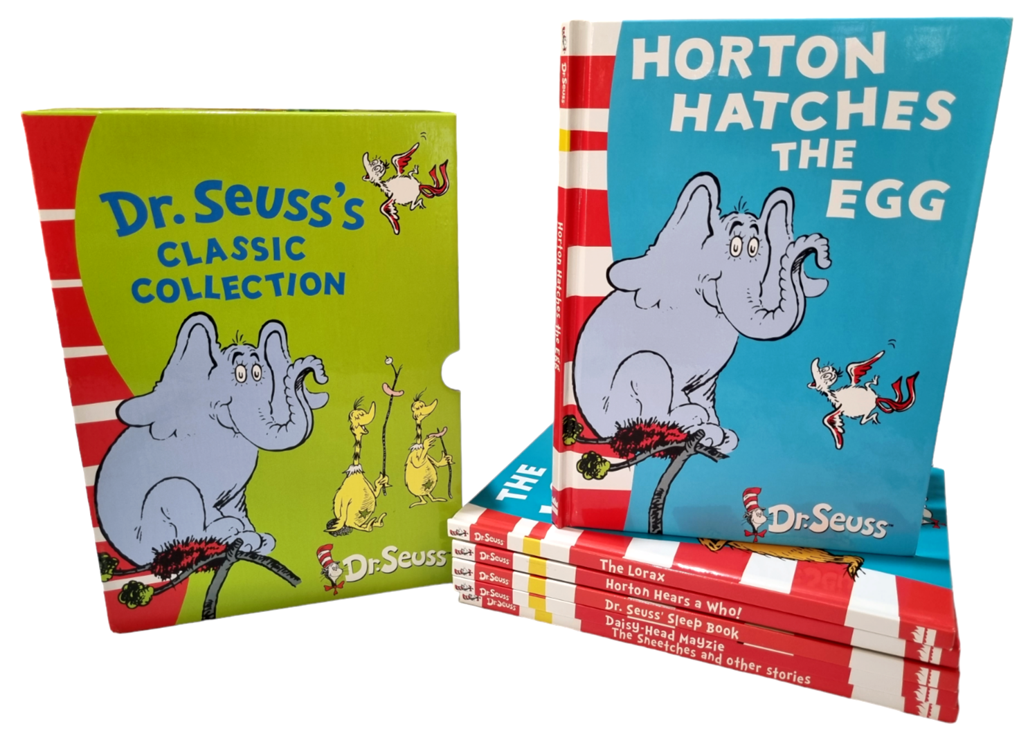 DR. SEUSS Classic Collection Book Box Set Hard Cover The Lorax Horton ...