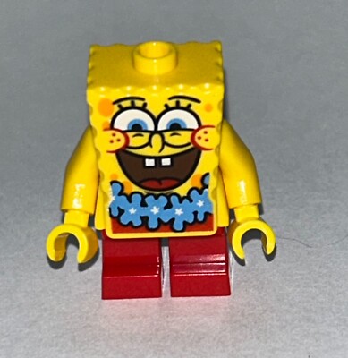 Genuine LEGO SpongeBob W/ Blue Lei (3818) 2012 NEW SpongeBob ...