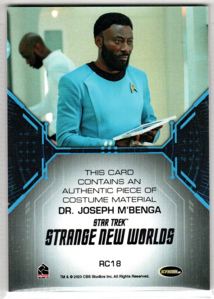 STAR TREK SNW STRANGE NEW WORLDS S1 RC18 Dr. Joseph M'Benga RELIC ...
