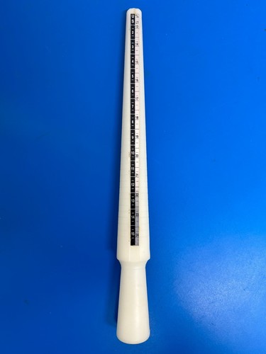 Double Sided Plastic Ring Sizing Stick 1-15 US and 2-36 Euro Sizes ...