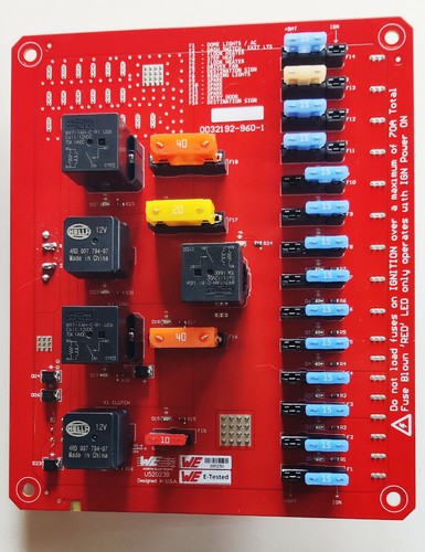 Champion Bus Central Electrical Panel 0032192-960-1 EP4 18 Fuses ...