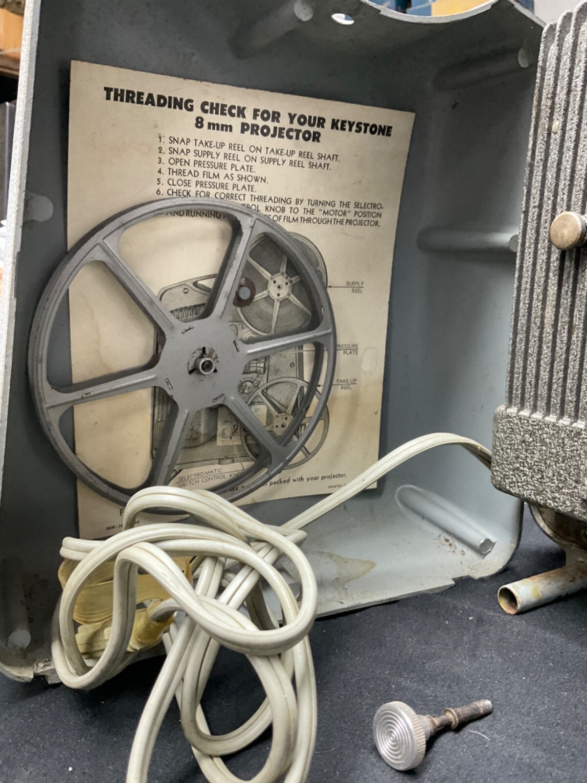 Vintage Keystone 8MM Model K75 Movie Film Projector | eBay