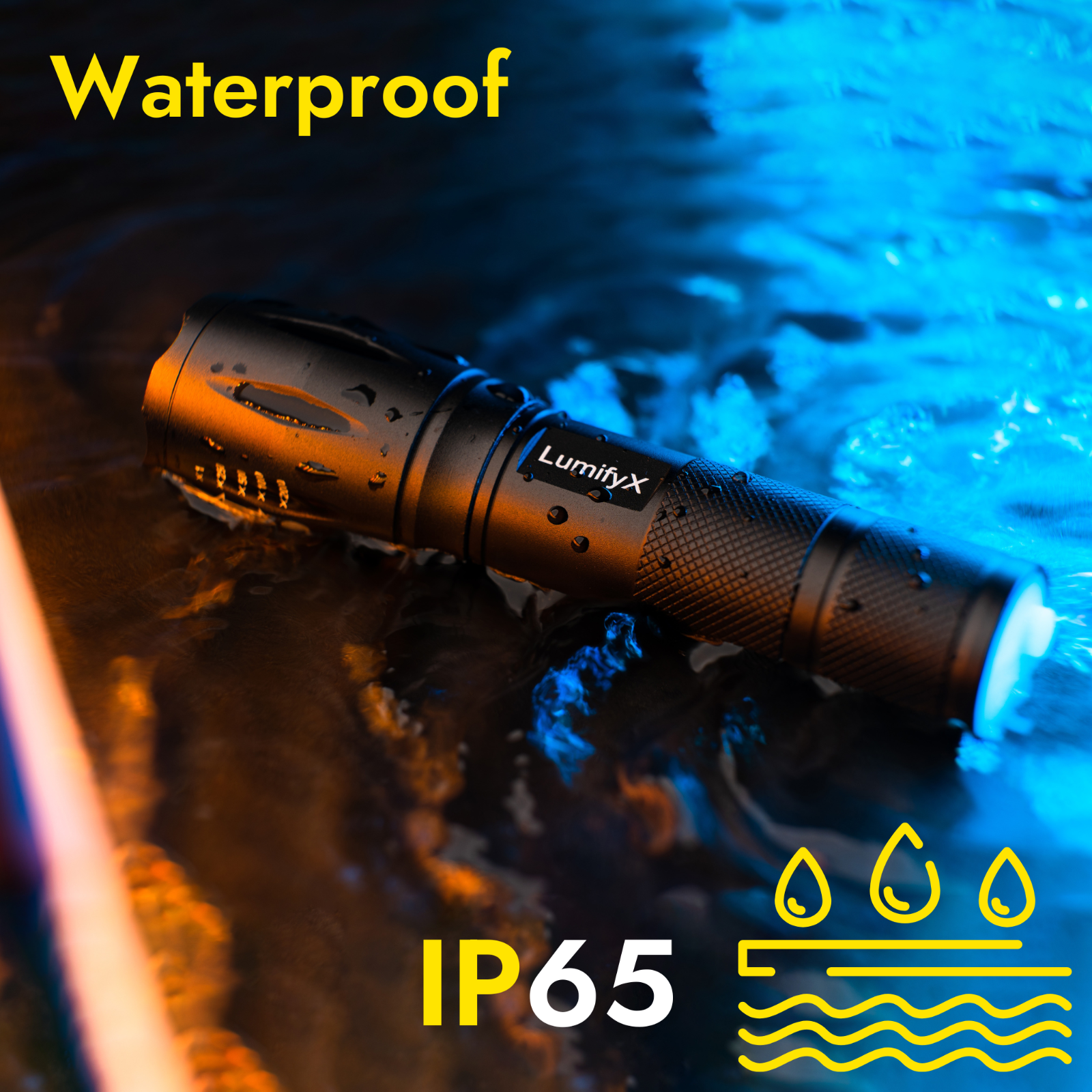 Rechargeable 1200lm LED Flashlight Tactical Power Bank Super Bright ...