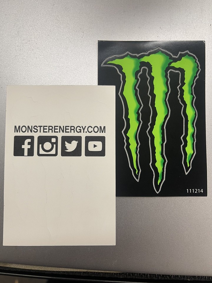 (1) 🔥3X4 Inch Monster Energy Sticker Decal. Waterproof Stickers | eBay