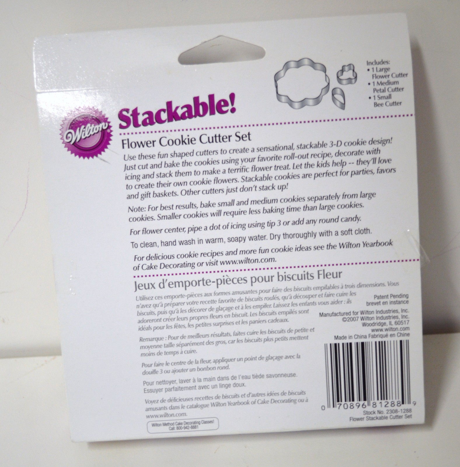 Wilton Stackable Cookie Cutter Set Flower 3 Ct. 2308-1288 for sale ...