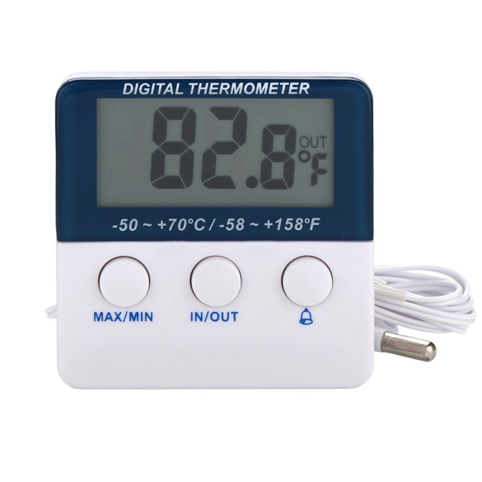 Freezer Digital Fridge Thermometer Accurate Temperature Readings Easy ...