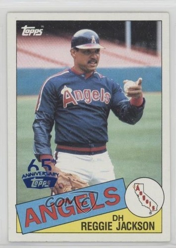 2016 Topps 65th Anniversary Buybacks Rare Blue Reggie Jackson #1985-200 ...