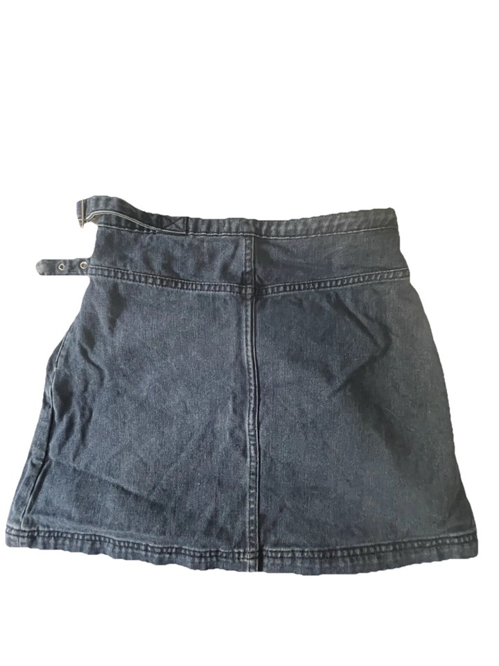 Francesca’s Miami Denim Wrap Medium Mini Skirt | eBay
