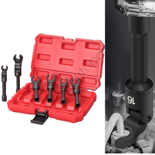 6PCS Long Flex Head Crows Foot Line Wrench Set High Quality | eBay
