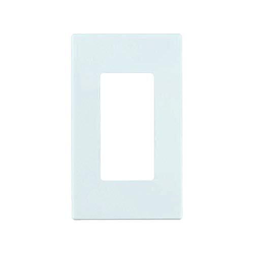 80301-SW 1-Gang Decora Plus Wallplate Screwless Snap-On Mount, White ...