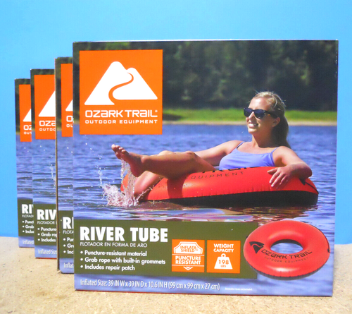 4 Pack- 39" Inflatable River Tube Float Lake Pool Rafting Ozark Trail *RED* 821808433773| eBay