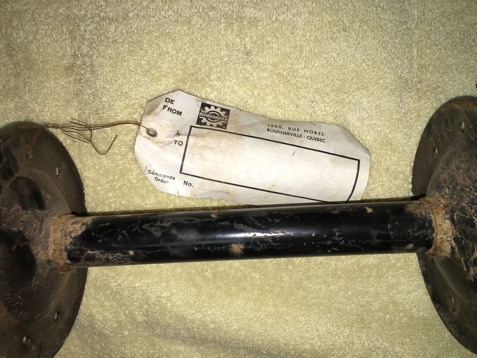 SKI-DOO ELAN REAR AXLE 503-0213 ROTAX 250 15" Track NEW Old Stock Moto ...