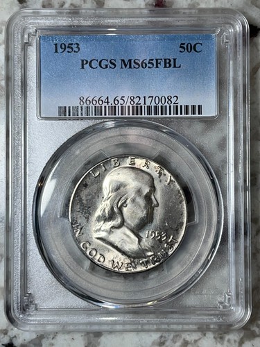 1953 PCGS MS65FBL Full Bell Lines Franklin Half Dollar, PCGS $775 | eBay