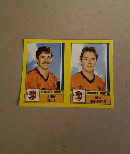 Panini Football 87 Sticker #499 John Holt/Ian Redford - Dundee Utd ...