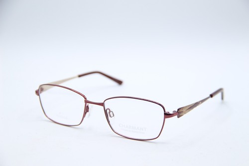NEW CHARMANT CH 12139 RE RED GUNMETAL AUTHENTIC FRAMES EYEGLASSES 51-17 ...